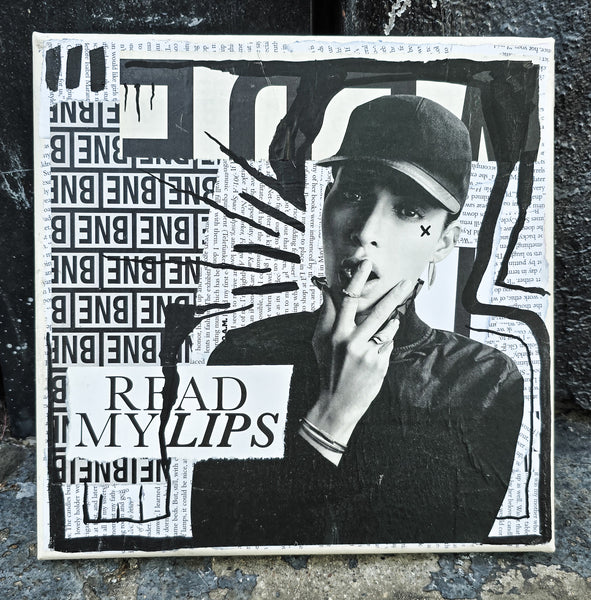 "Read My Lips" by Kaia Bellanca $80 – Deep Ellum Art Company