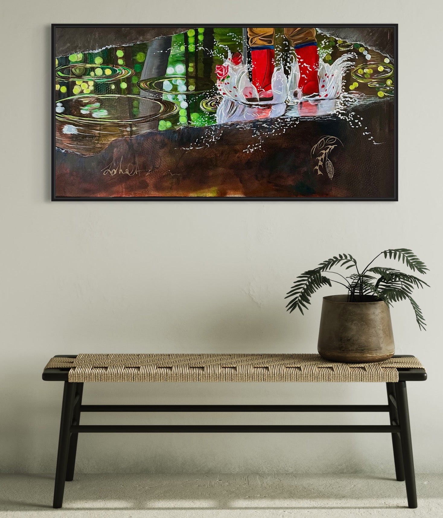 "Mighty Splash of Self-Love" by Purvi Shah $1,750 – Deep Ellum Art Company