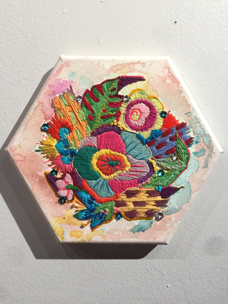 "Tropical" by Carol Tanner $64 – Deep Ellum Art Company