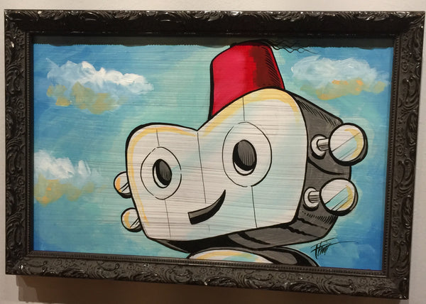 “Traveling man” by William “Bubba” Flint – Deep Ellum Art Company